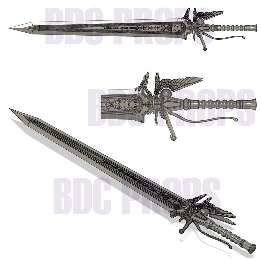 Noctis Sword of the Father Cosplay Final Fantasy XV Prop Kit DIY Ff15 ...