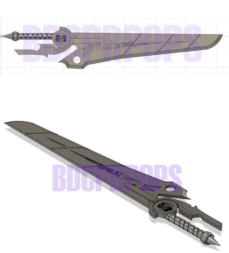 Qrow Sword RWBY PROP KIT - Etsy