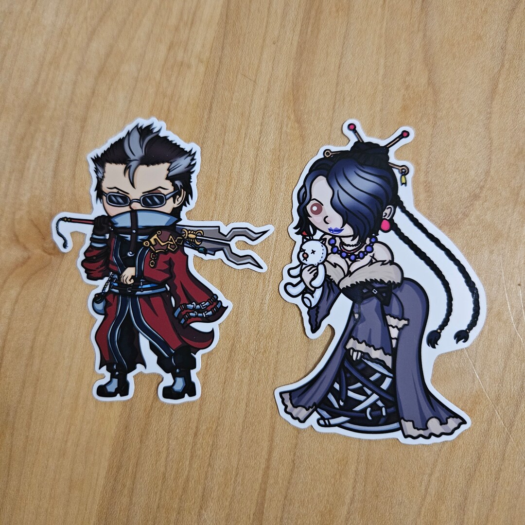 Auron Lulu | Final Fantasy 10 Ffx | Vinyl Stickers WATERPROOF - Etsy
