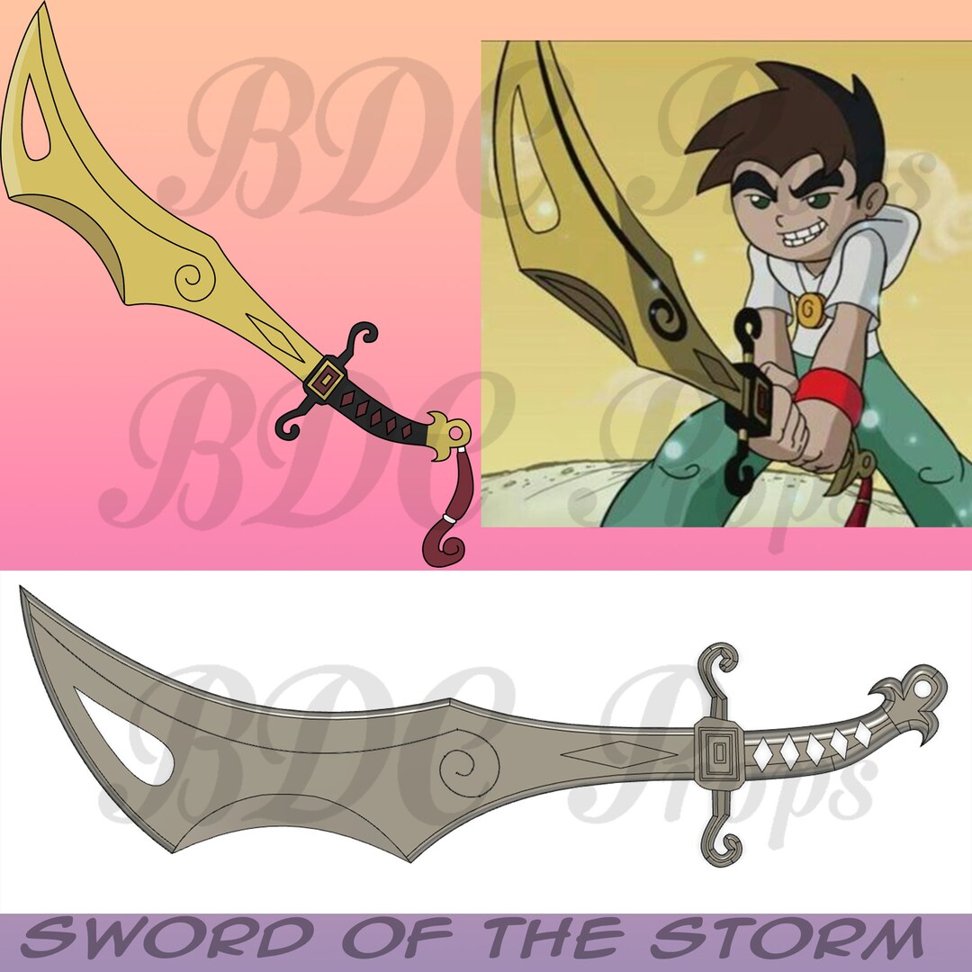 Sword of the Storm Xiaolin Showdown PROP SWORD KIT - Etsy