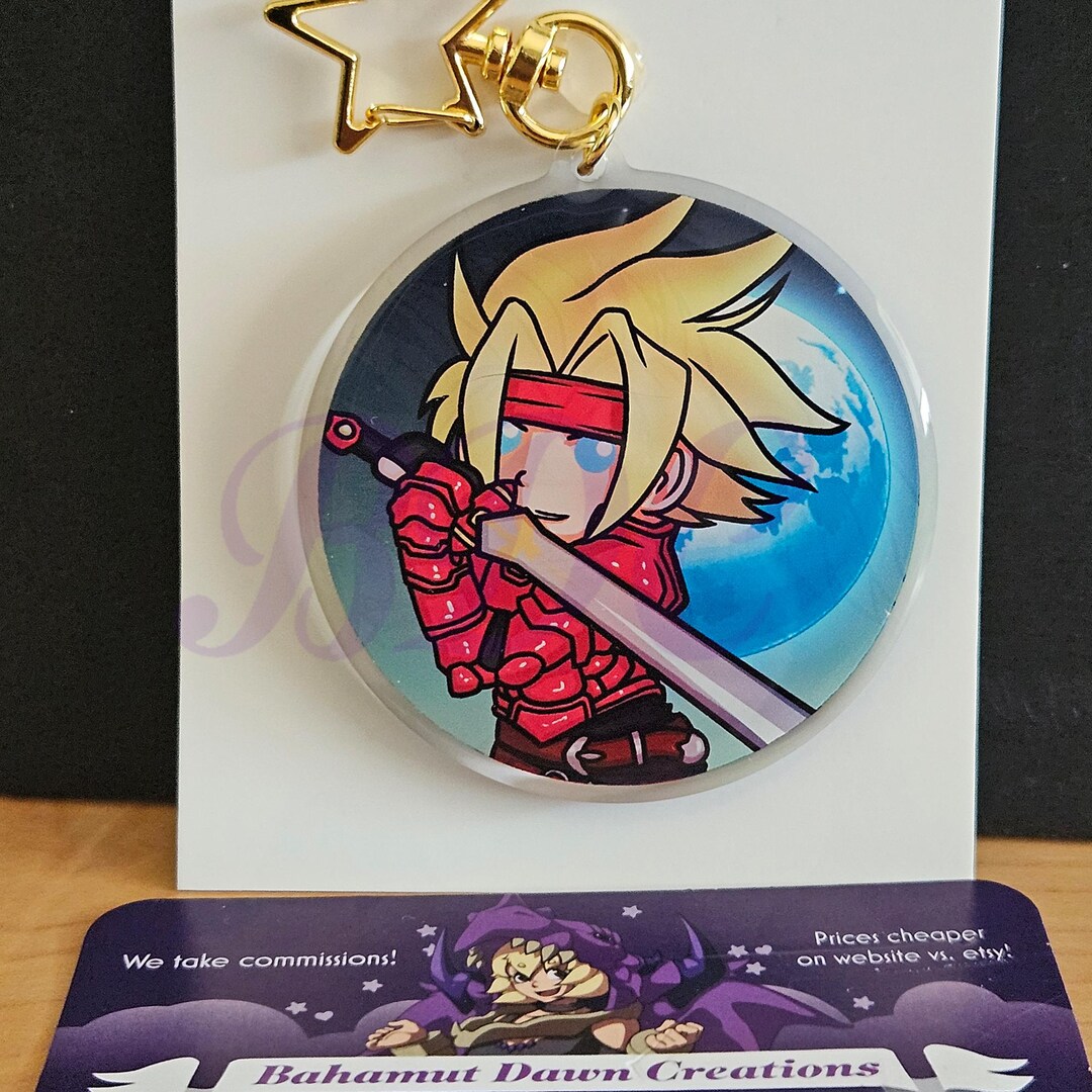 Legend of Dragoon Keychain: Dart Double-sided Acrylic Charm - Etsy
