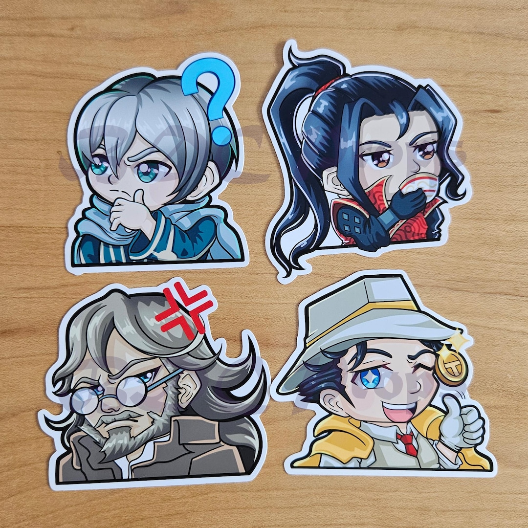 Temenos Hikari Partitio Osvald Octopath Traveler 2 Vinyl Stickers ...