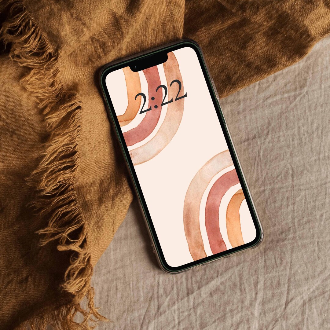 Boho Rainbow Phone Wallpaper, Rainbow Phone Background, Boho iPhone ...