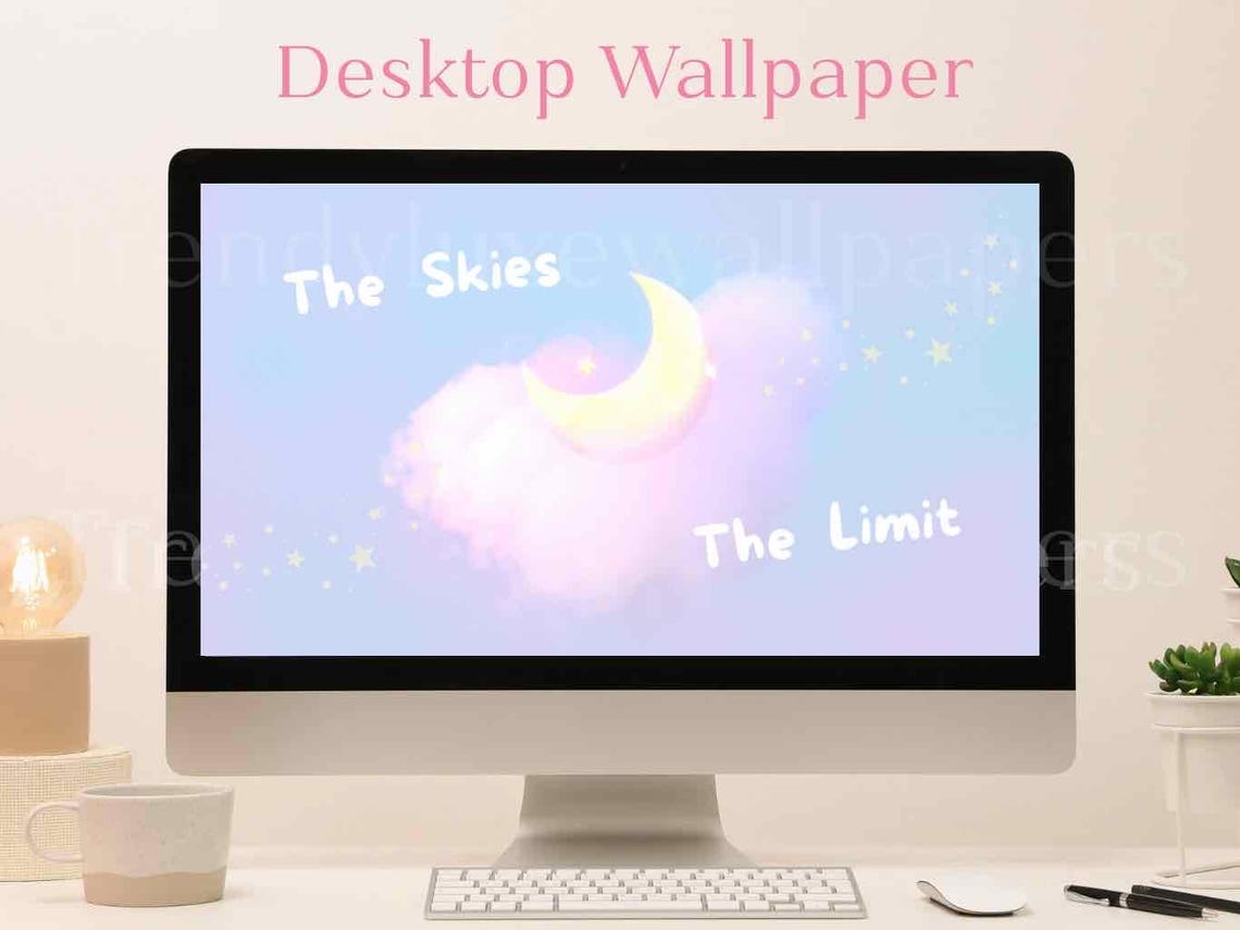 Pastel Kawaii Desktop Wallpaper, Pastel Sky Clouds Desktop Wallpapers ...