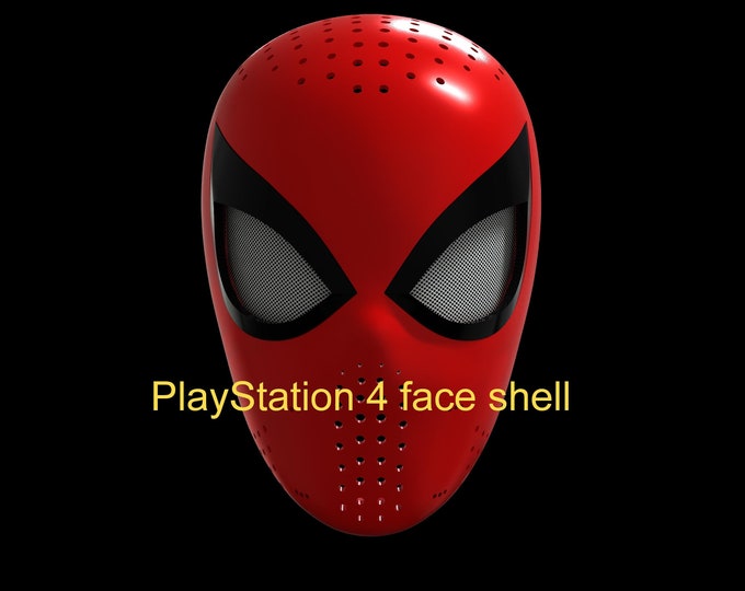 Playstation 4 Spider-man Face Shell for 3D Printing in Stl Format - Etsy