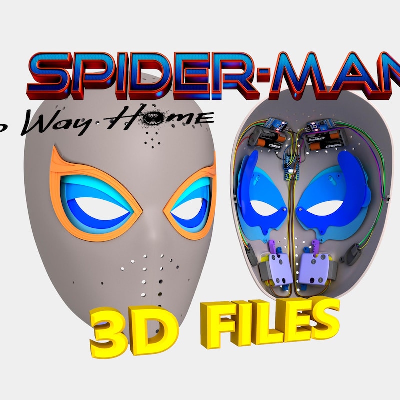 Spider Man Prop Mask - Etsy