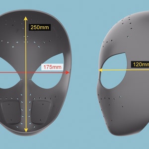 PROJECT MILES MORALES PS5 Mask With Four Lenses for 3D Printing - Etsy