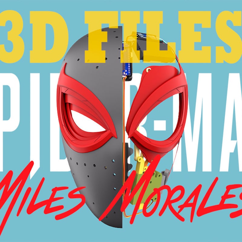Miles Morales Mask - Etsy