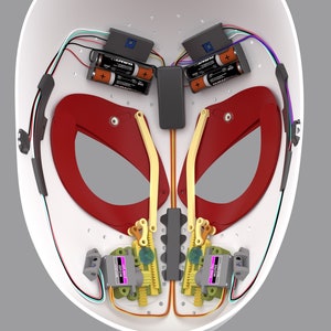 PROJECT MILES MORALES PS5 Mask With Four Lenses for 3D Printing - Etsy