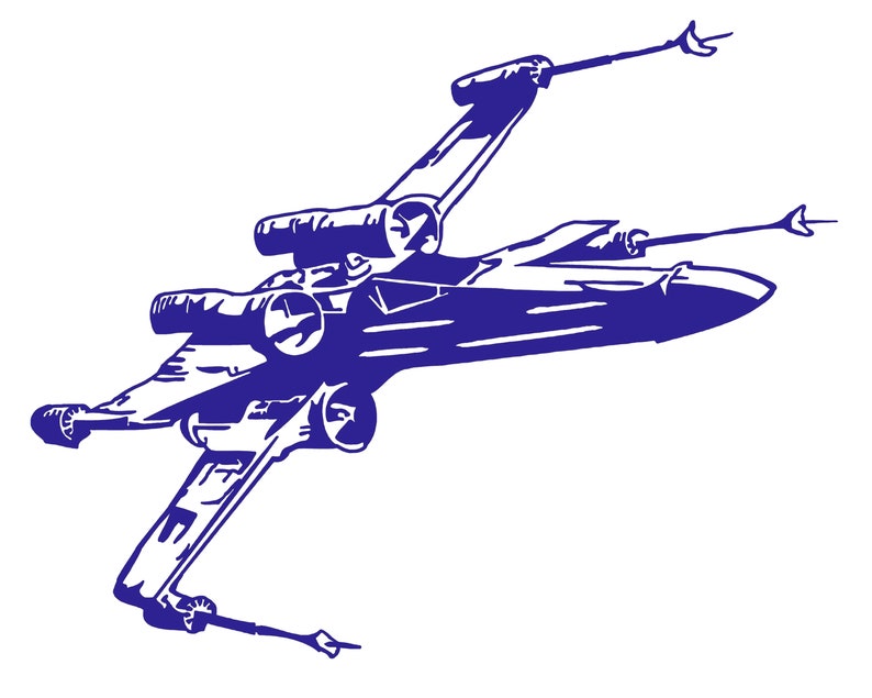 X-wing Fighter 01 X Wing Star Wars Vinyl Decal Laptop | Etsy