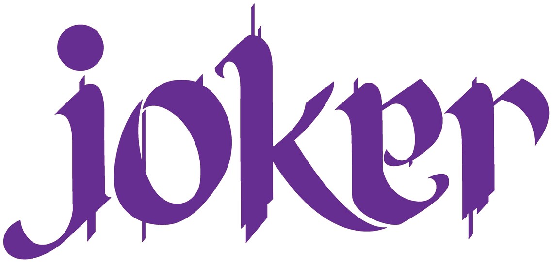 Joker 02 Vinyl Decal Car Laptop PC Truck Sticker | Etsy