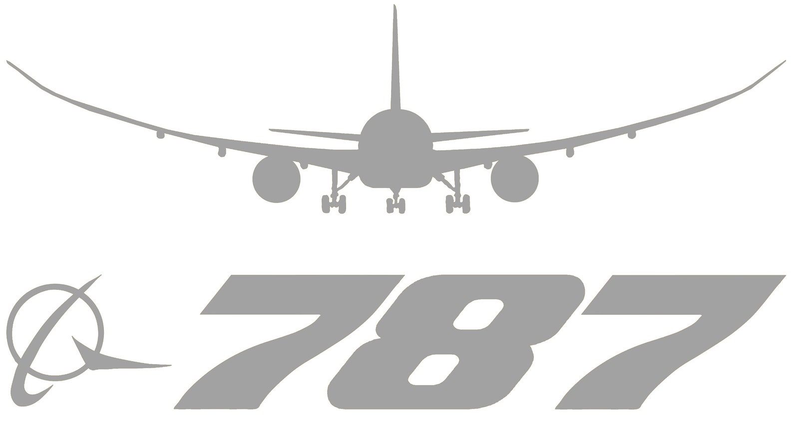 Boeing 787 Dreamliner Aviation Aircraft Vinyl Decal Car | Etsy