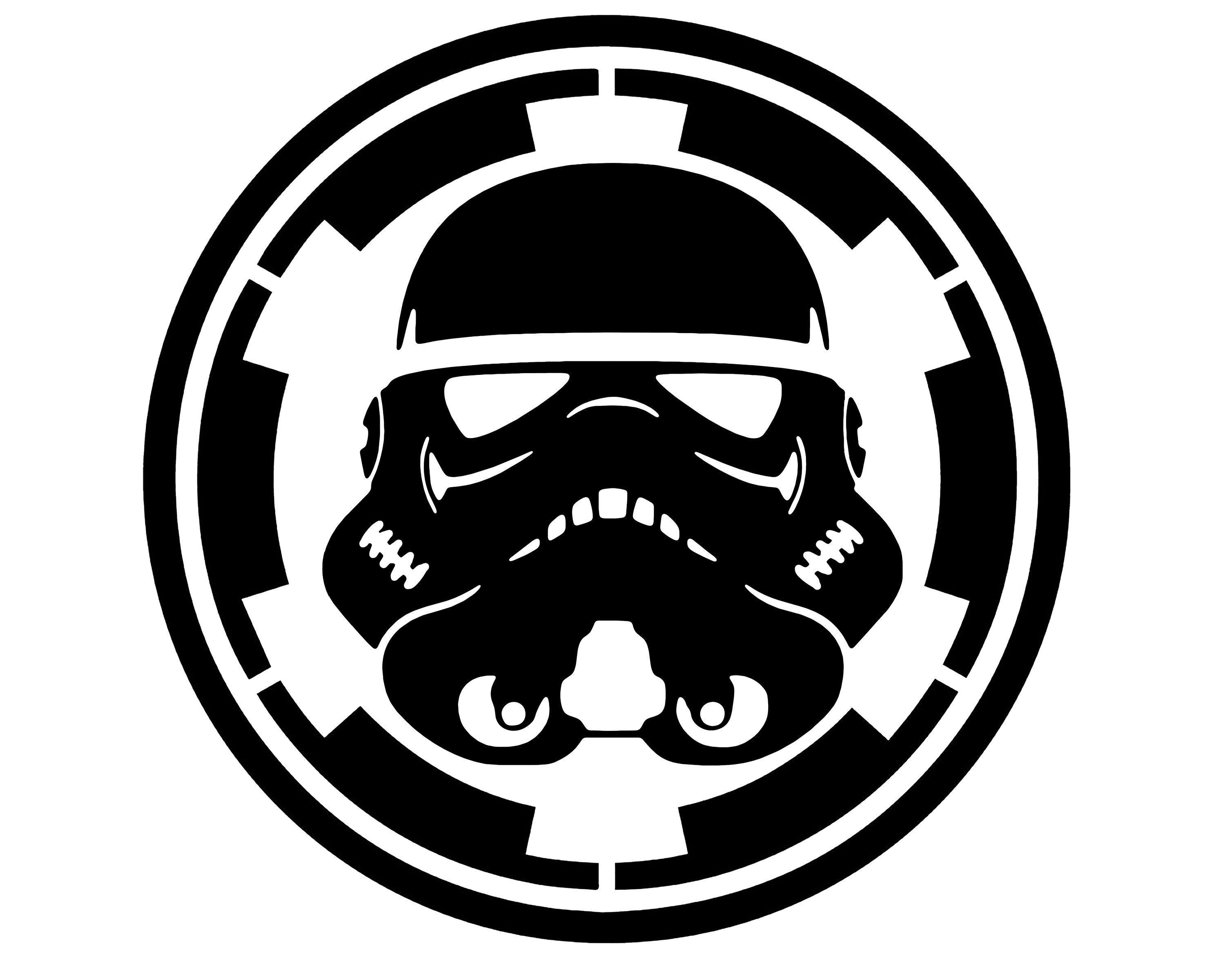 Stormtrooper Imperial Logo Star Wars Vinyl Decal Car | Etsy