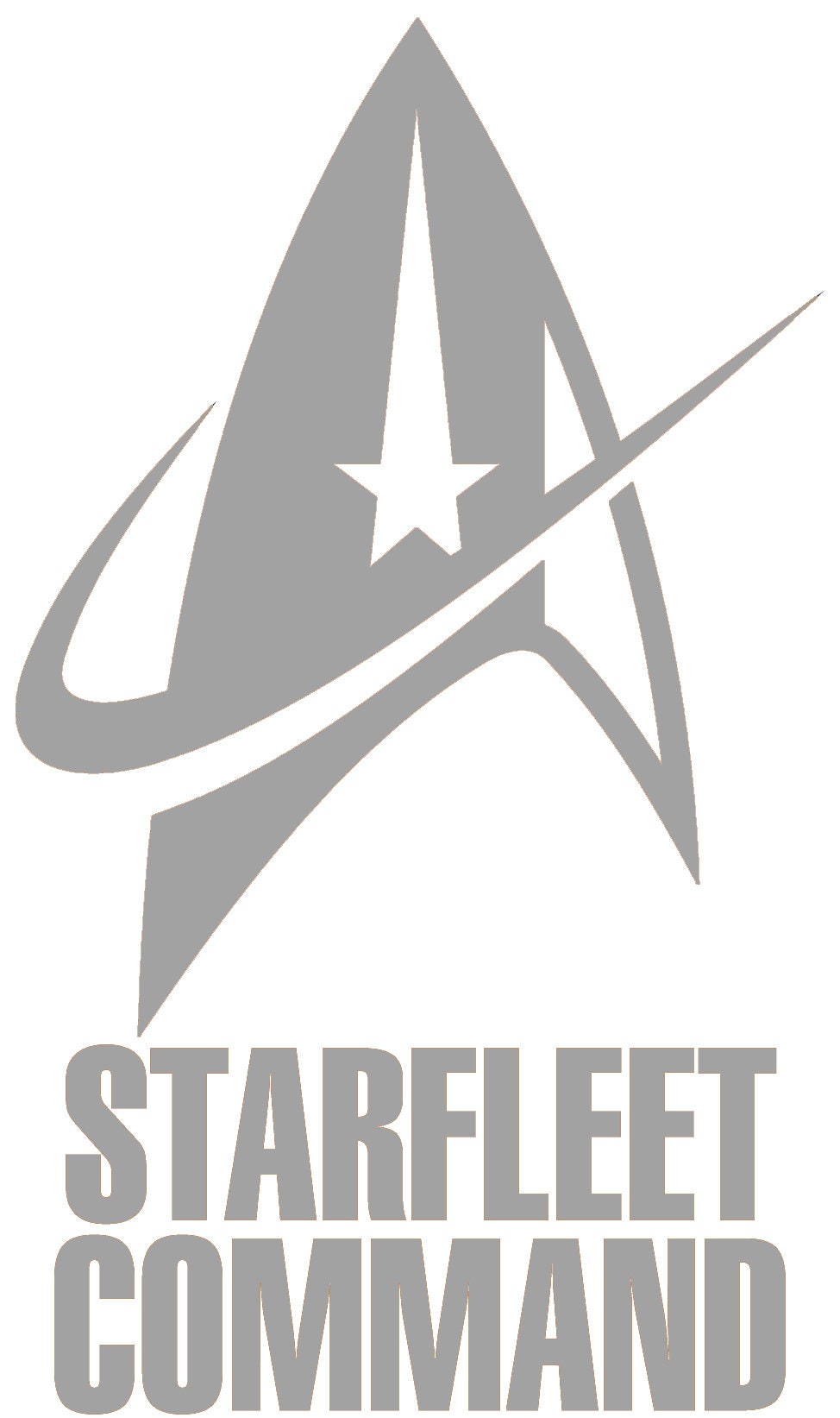 Starfleet Command Badge Star Trek Vinyl Decal Car Truck | Etsy