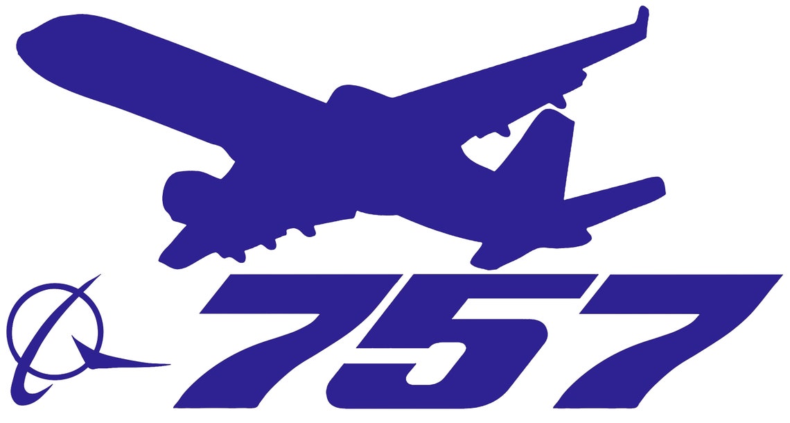 Boeing 757 Aviation Aircraft Vinyl Decal Car Truck Laptop | Etsy