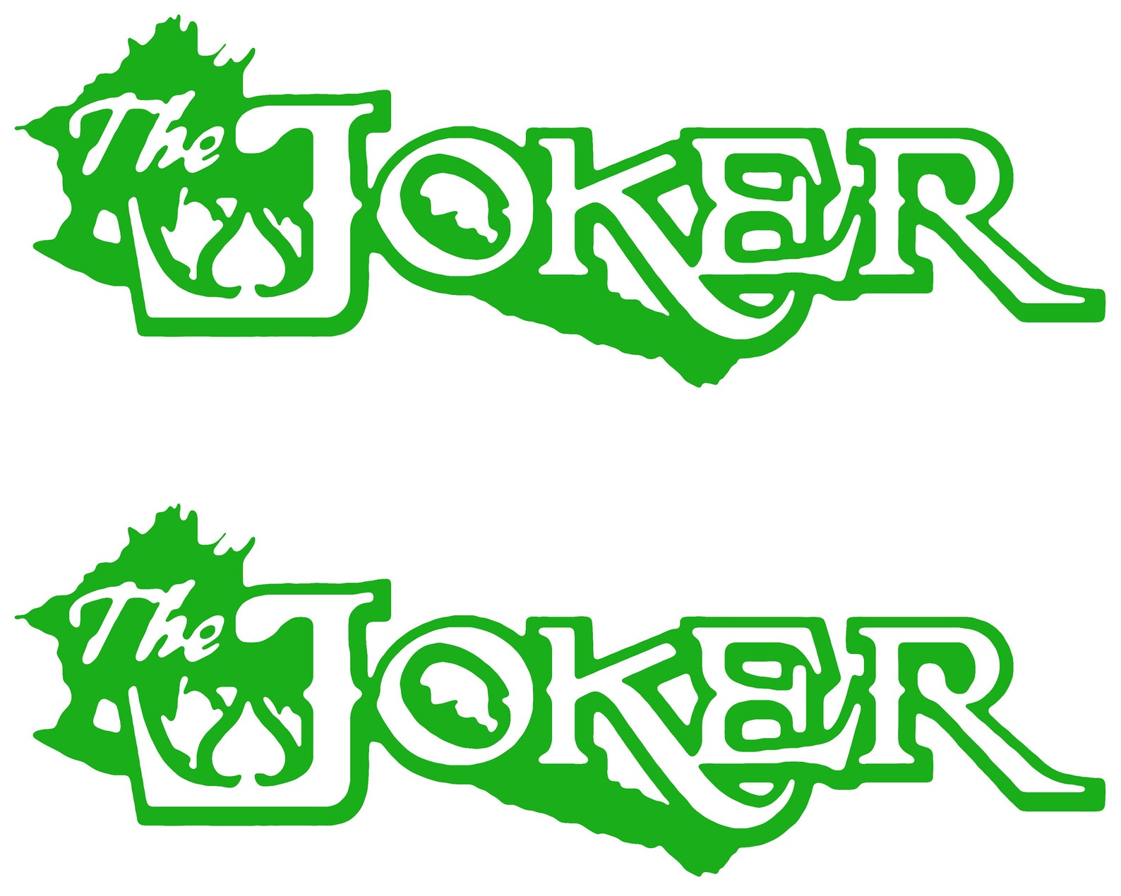 El Guasón Dos 2x 1 Par Vinilo Calcomanía Coche | Etsy