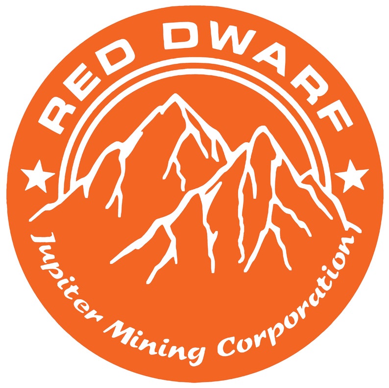 Red Dwarf Jmc Jupiter Mining Corporation Vinyl Decal Etsy