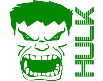 Hulk Vinyl Decal | Etsy