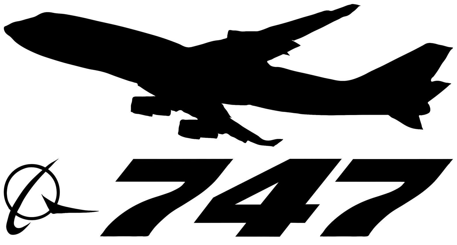 Boeing 747 Aviation Aircraft Vinyl Decal Car Truck Laptop | Etsy