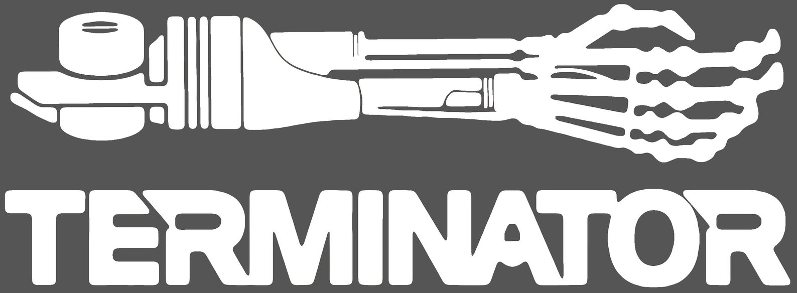 Terminator T-800 Arm Two Decals 1 Pair Vinyl Decal Car | Etsy