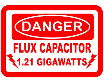 Flux Capacitor Car Decal | Etsy