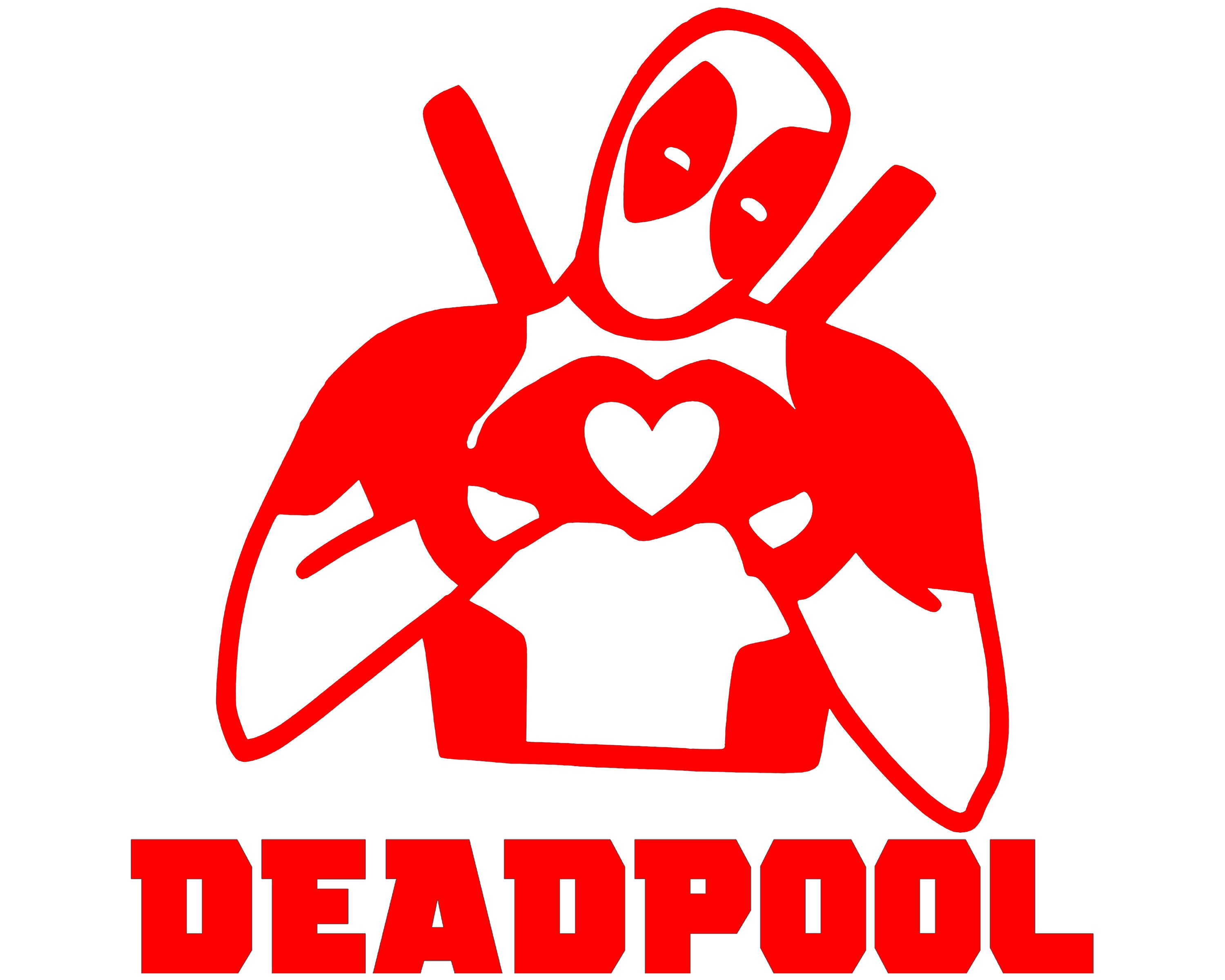 Deadpool Corazón vinilo calcomanía coche portátil PC | Etsy