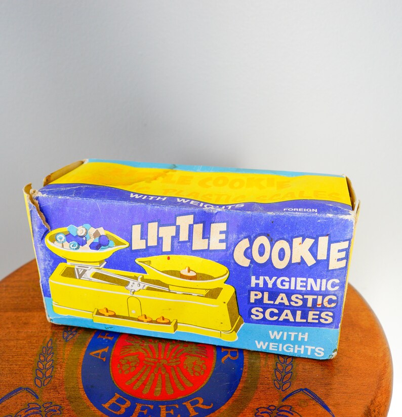 Vintage Little Cookie Scales/ Vintage Toy Scales/ 1960s Play Scales ...