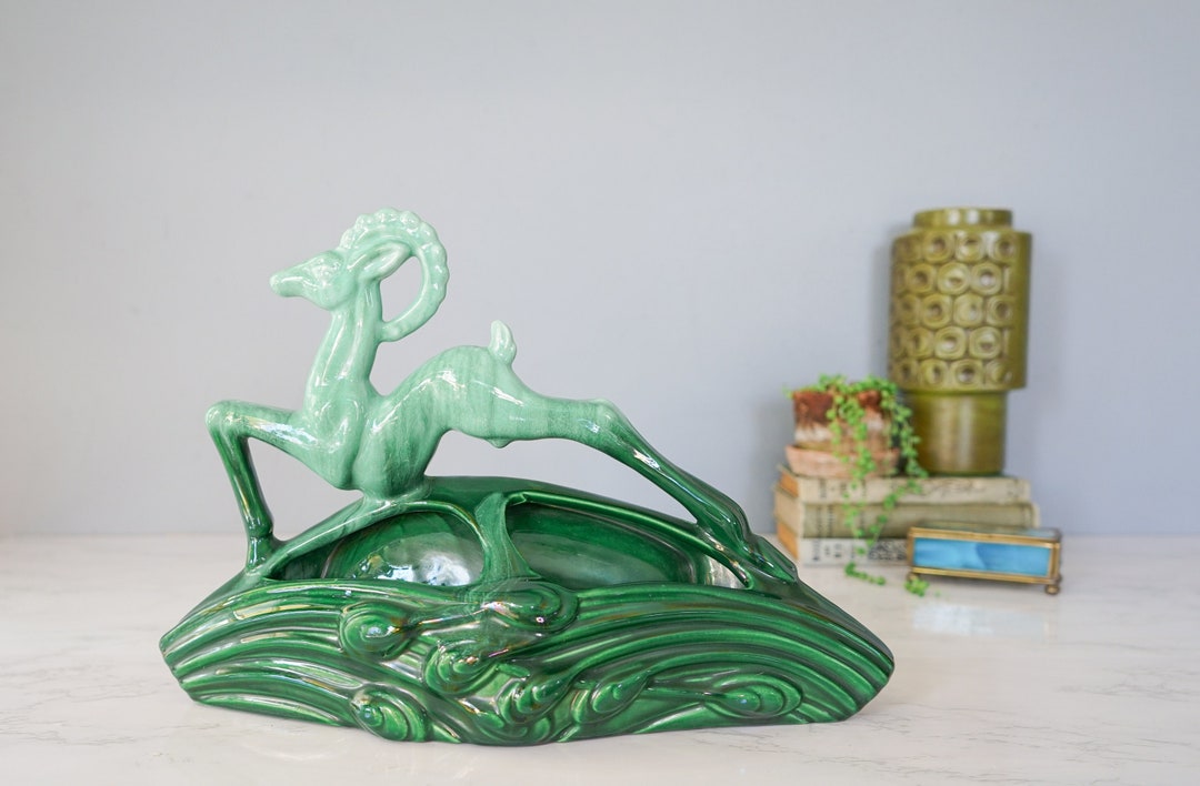 Midcentury Modern Gazelle TV Lamp Planter Royal Haeger/ Vintage 1950s ...