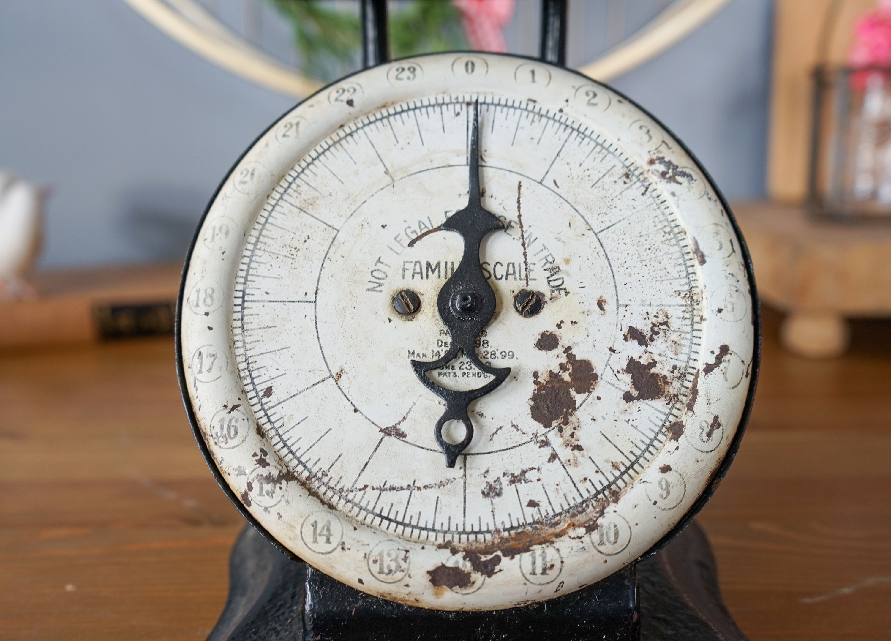Antique Family Scale / 1910-1920s Scale/ Vintage Scale/ Vintage Kitchen ...