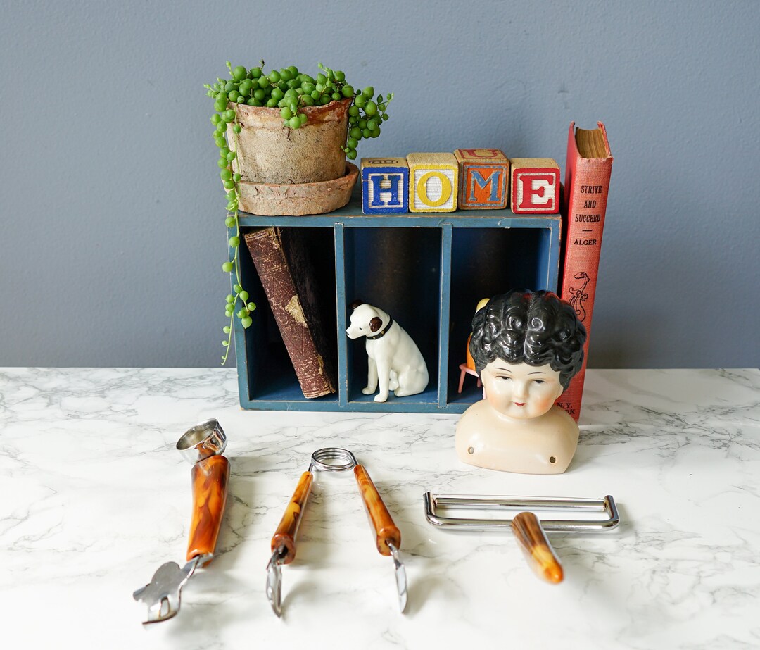 Vintage Bakelite Bar Tool Set/ Retro Barware/ 1950s Bar Tools/ Vintage ...