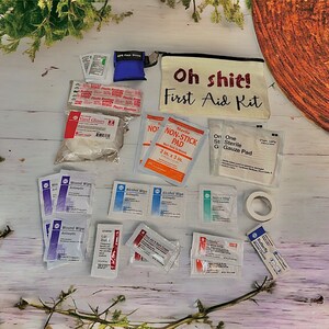 Fully STOCKED First Aid Bag, On-the-go, Ouch Pouch, Boo Boo Bag, First ...