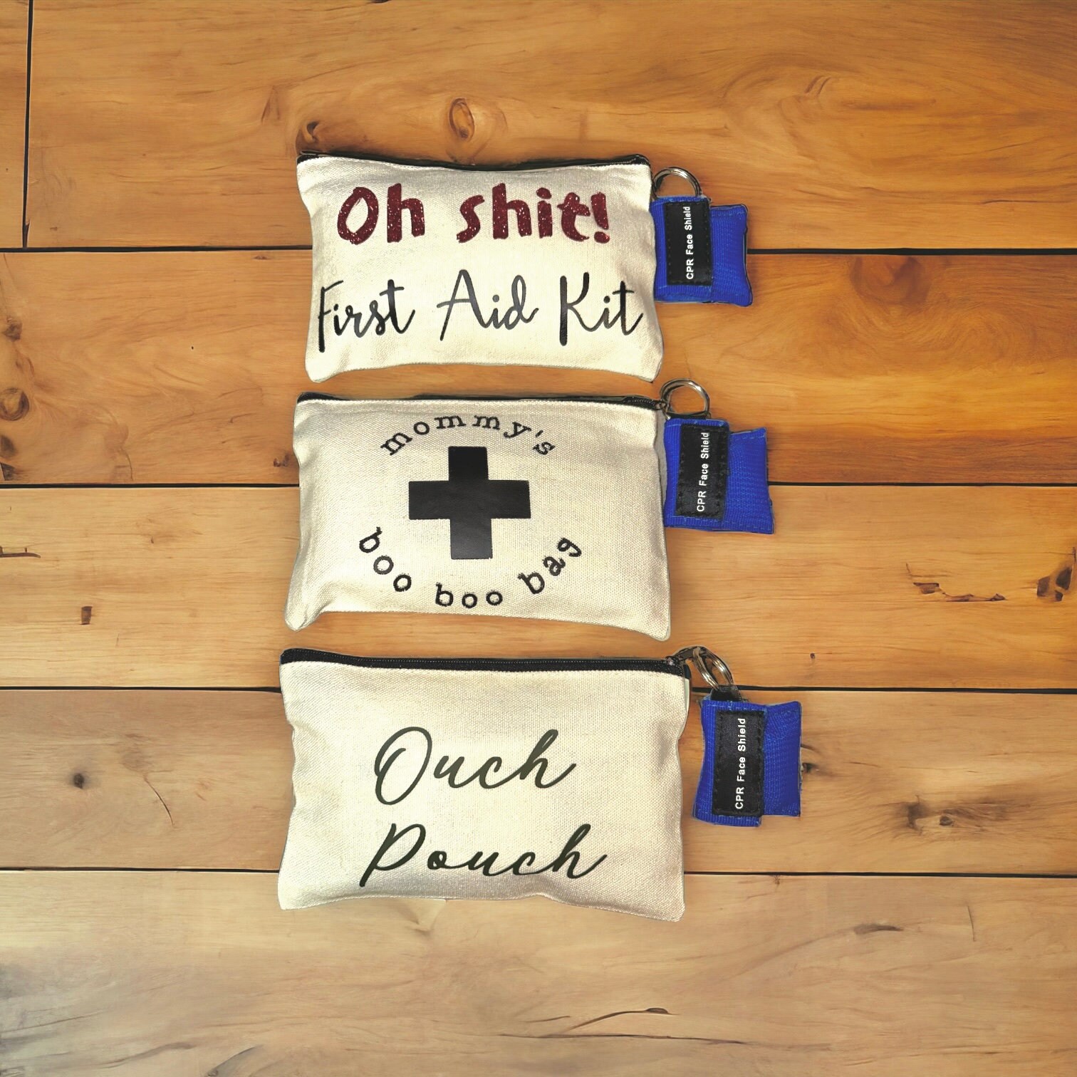 Fully STOCKED First Aid Bag, On-the-go, Ouch Pouch, Boo Boo Bag, First ...