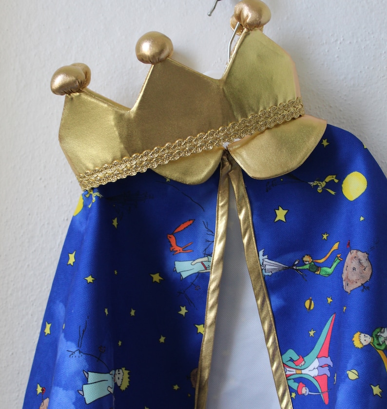 Disfraz de Principito Capa y corona de rey personalizados para niños ...