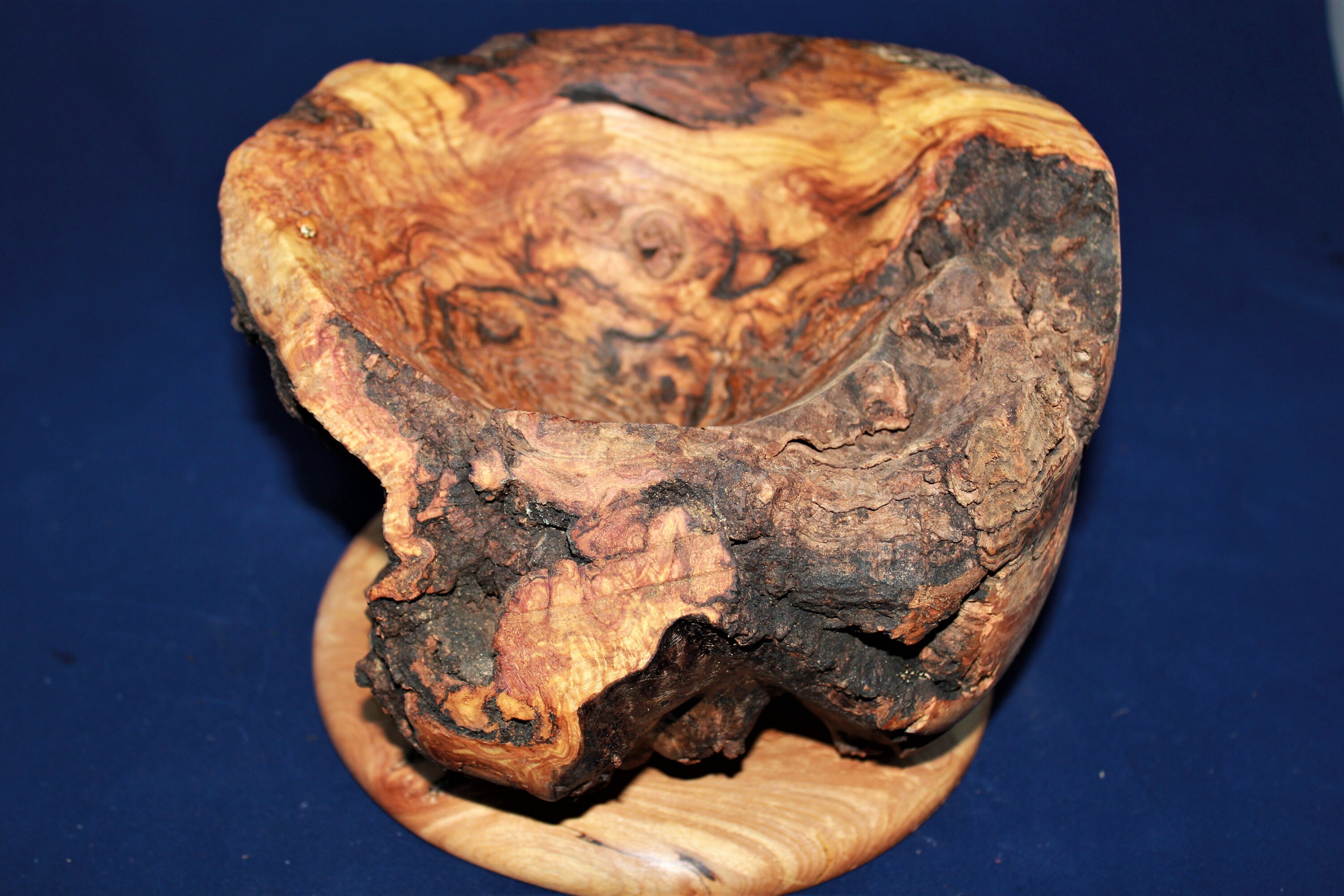 Ash Burl Bowl With Pedestal - Etsy