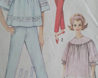 1960s Pyjama Pattern - Etsy