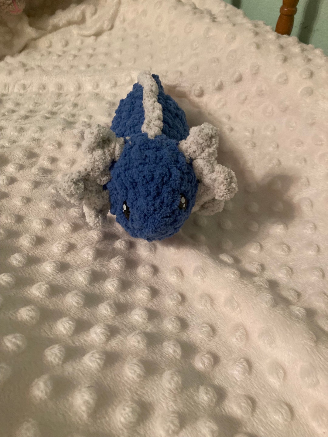 Blue Axolotl Plushie Toy Minecraft - Etsy
