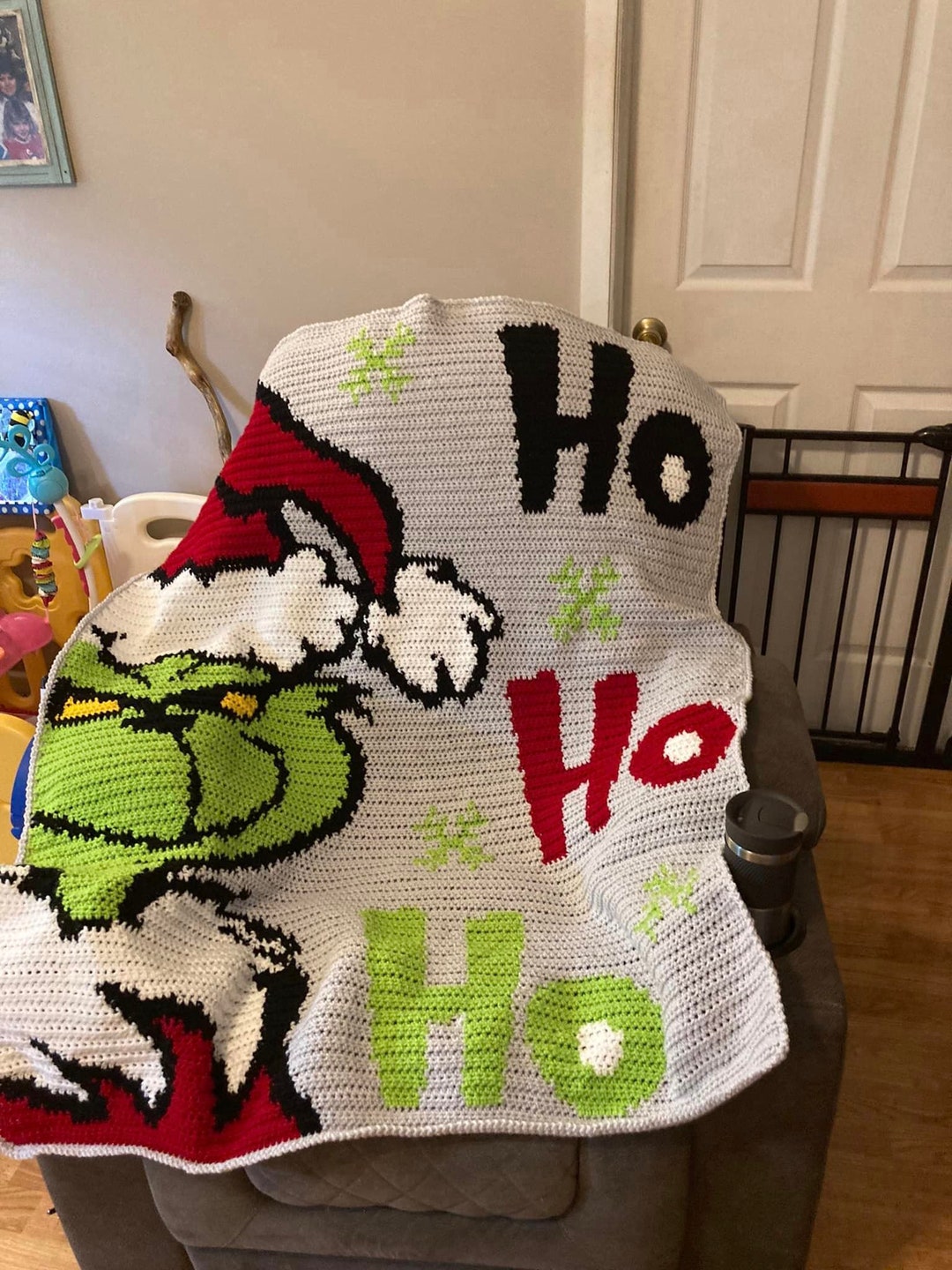 Pattern: Ho Ho Ho Grinch - Etsy