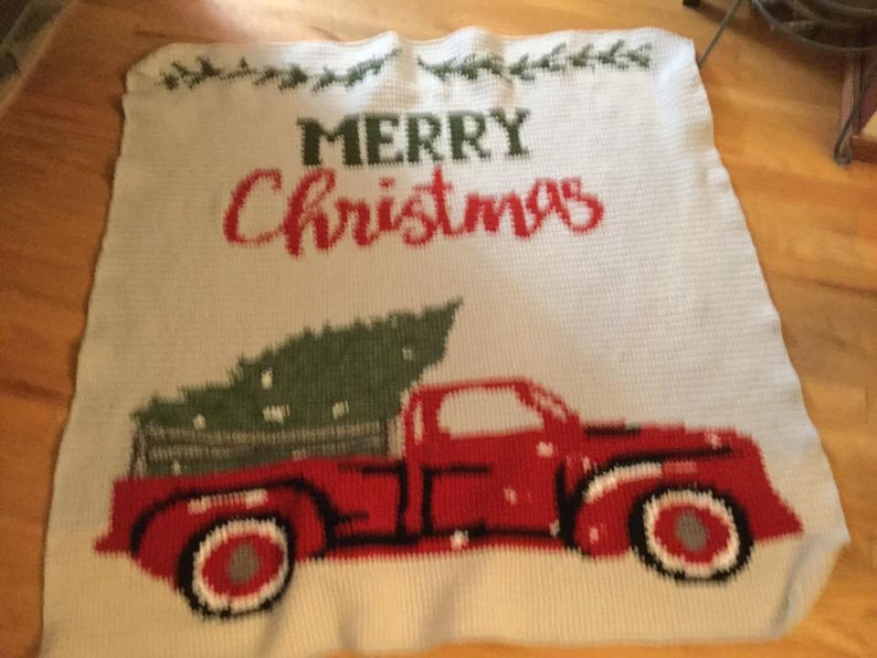 Pattern: Red Truck Christmas - Etsy
