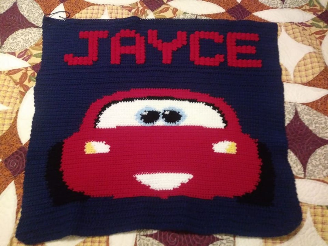 Pattern: Red Race Car Personalized - Etsy
