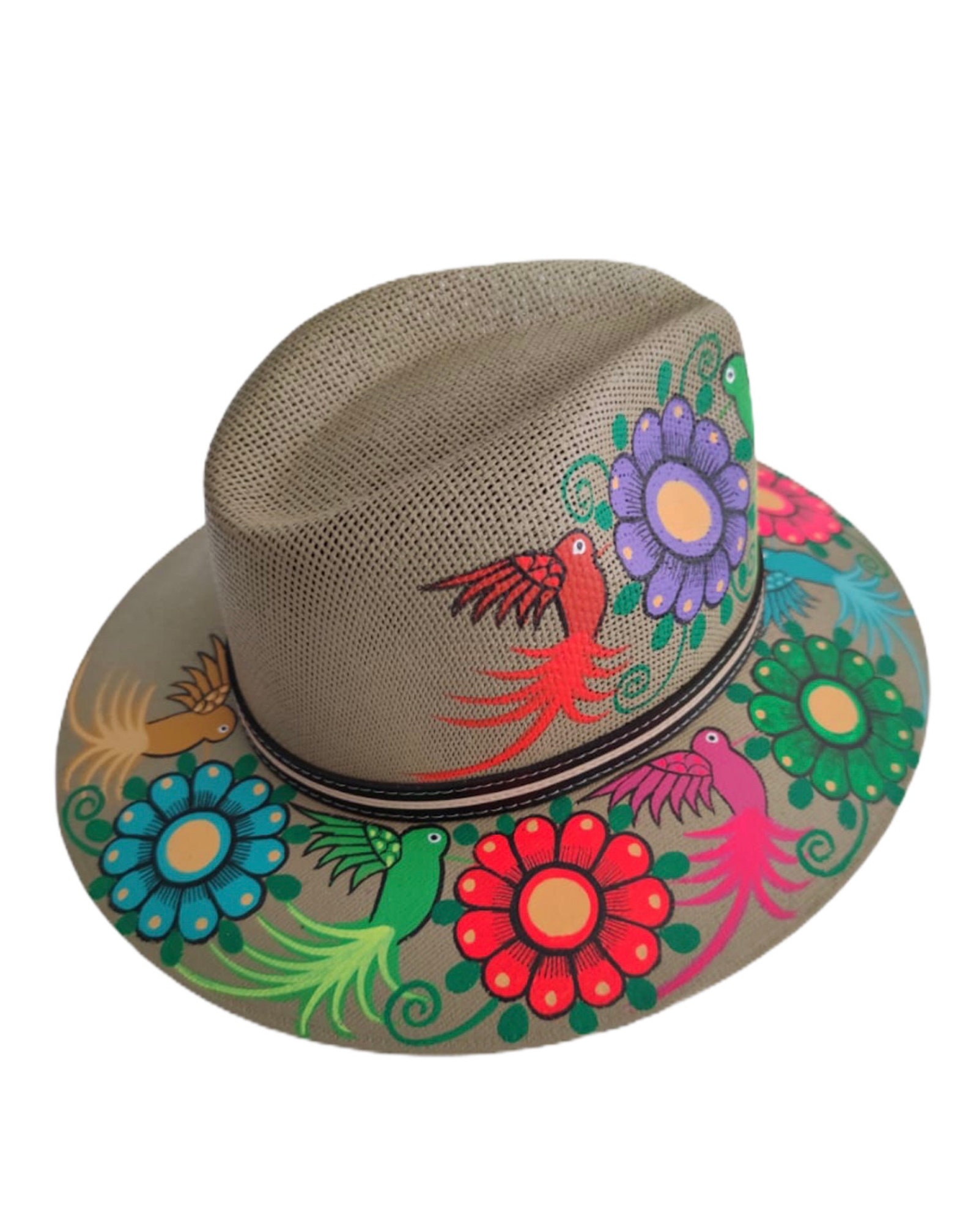 Mexican Hat. Traditional Mexican Hat. Hand Painted Fedora. - Etsy