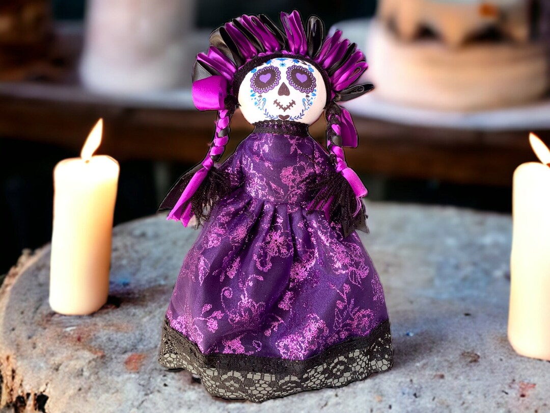 Mexican Lele Day of the Dead Doll, Lele Catrina Doll, Rag Doll, Day of ...