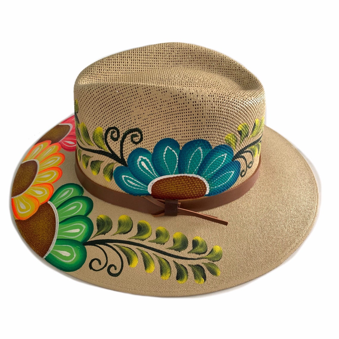 Mexican Hat. Traditional Mexican Hat. Hand Painted Fedora. - Etsy