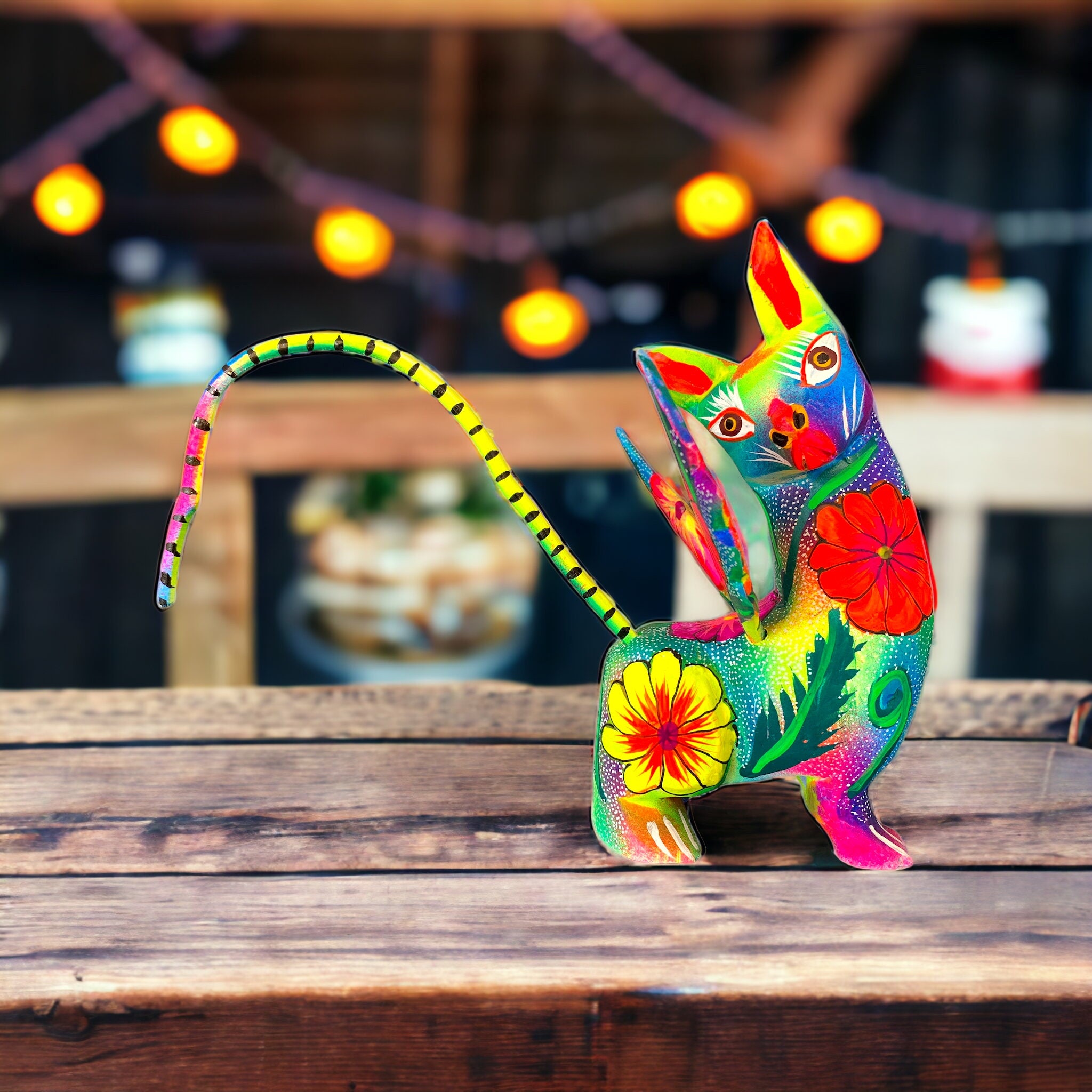 Alebrije Cat, Handmade Alebrije, Mexican Decoration, Mexican Alebrije ...