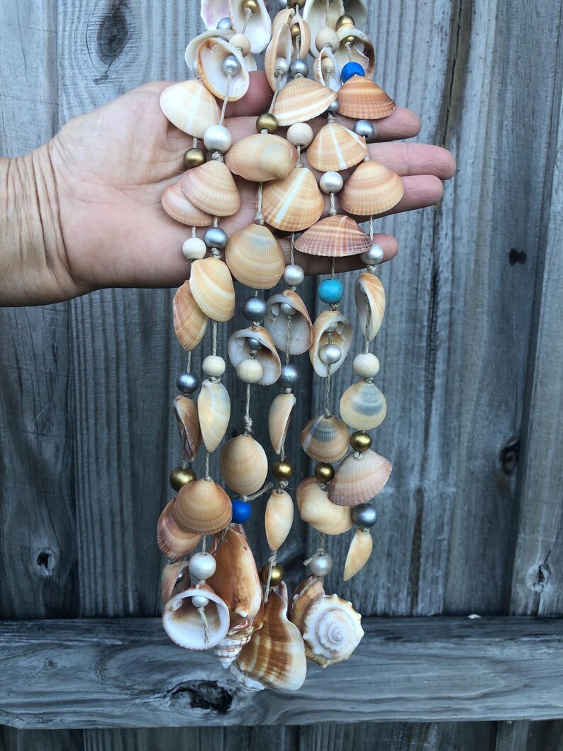 Seashell Beautiful Original Design Coastal Ocean Inspired Mobile Wind ...