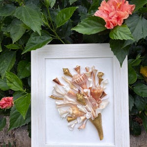 Seashell Art Bouquet Natural Broken Swirly Weathered Real Shells ...