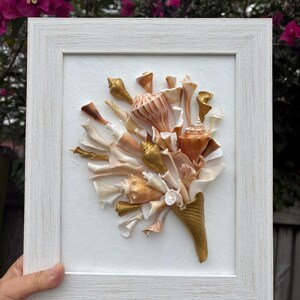 Seashell Art Bouquet Natural Broken Swirly Weathered Real Shells ...