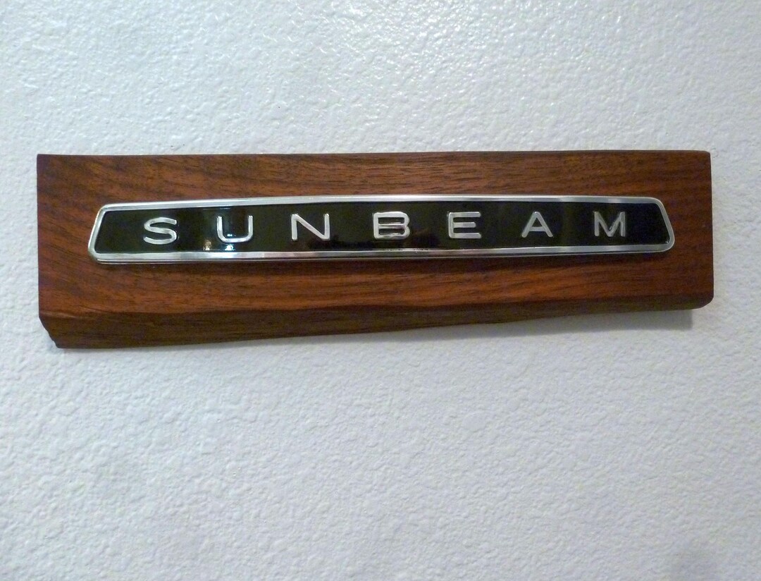 Sunbeam Emblem Wall Plaque: Automotive Garage Decor AE-149A - Etsy
