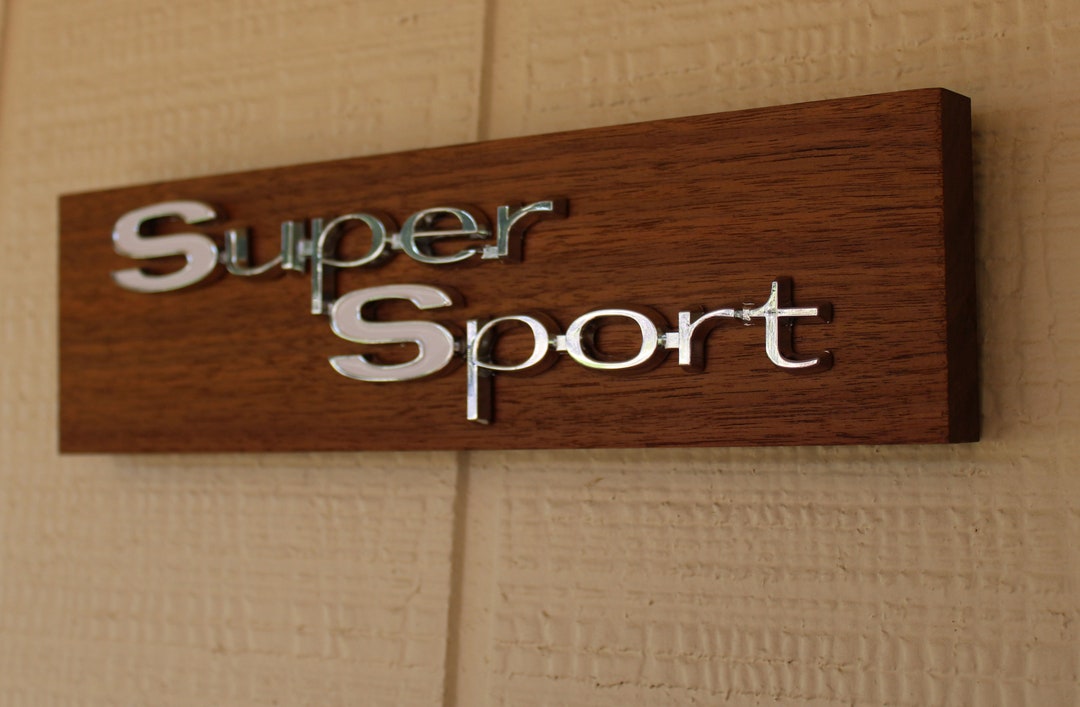 Chevrolet Chevelle Super Sport Emblem Wall Plaque Unique - Etsy