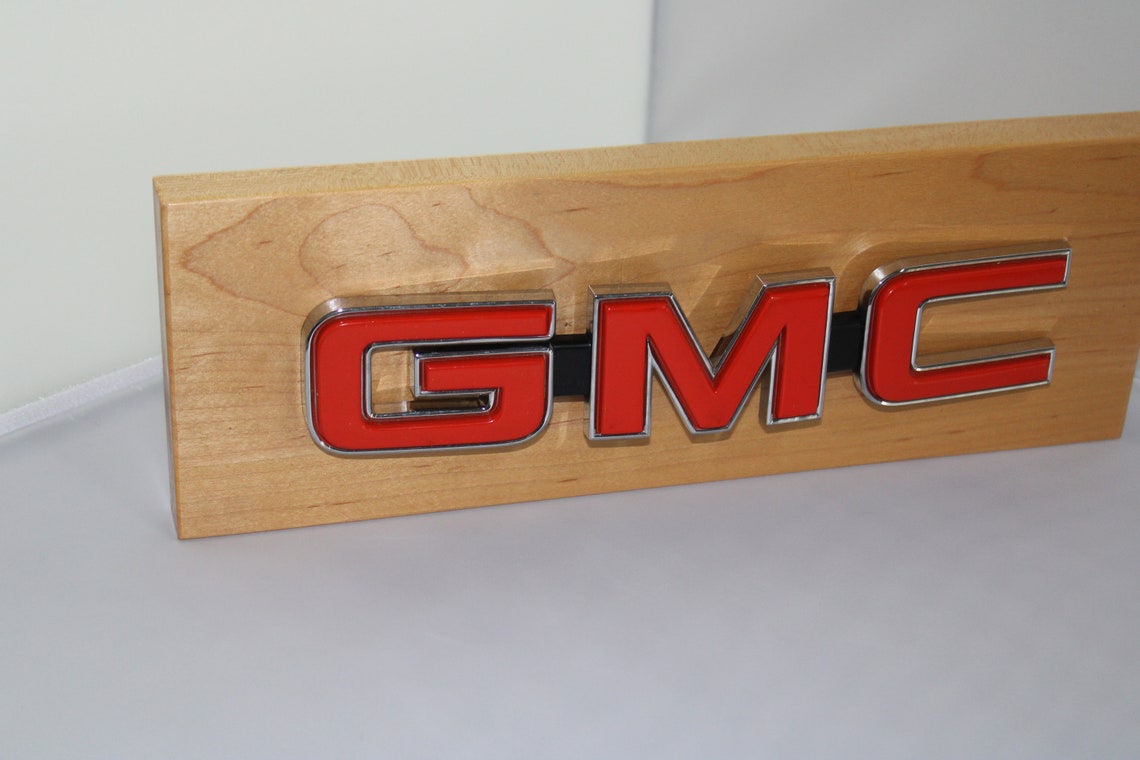 GMC Truck Emblem Wall Plaque Unique Automotive Art With an - Etsy
