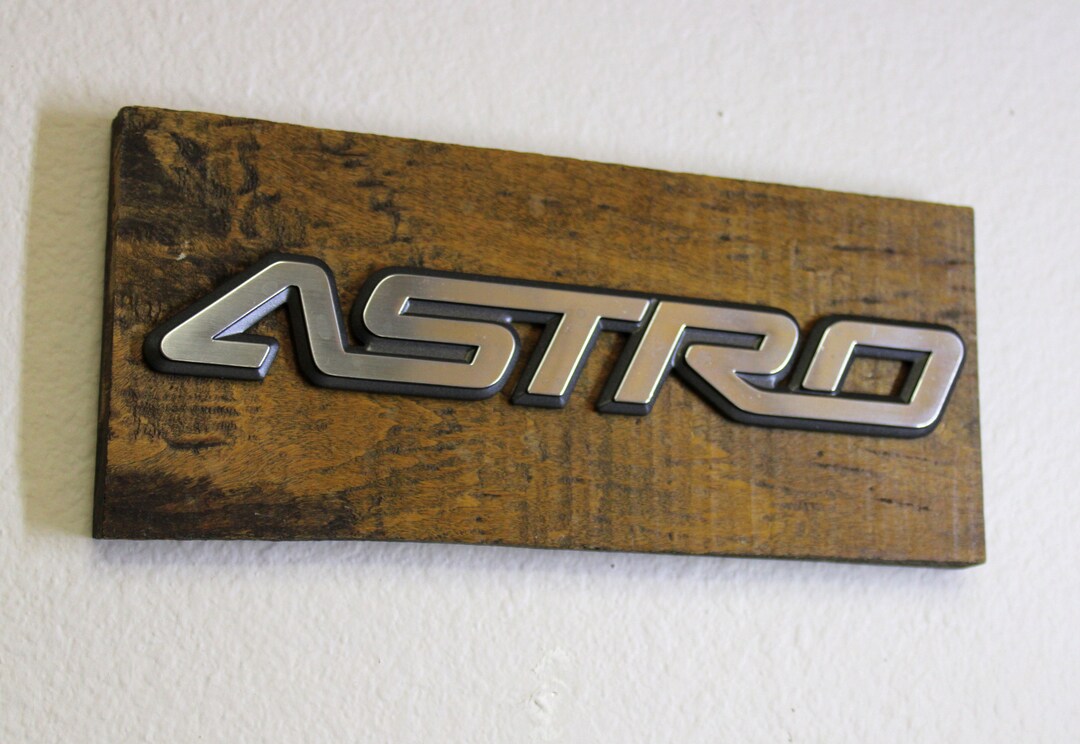 Chevy ASTRO Emblem Wall Plaque Unique Automotive Art With an Original ...